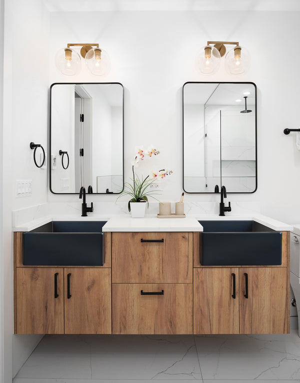 FSW8020 LUXURY 18 x 16 INCH REVERSIBLE SOLID FIRECLAY BATHROOM FARMHOU ...